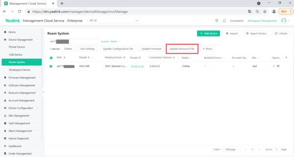 Yealink MVC Remote Configuration Guide - SOS Computers & Networks